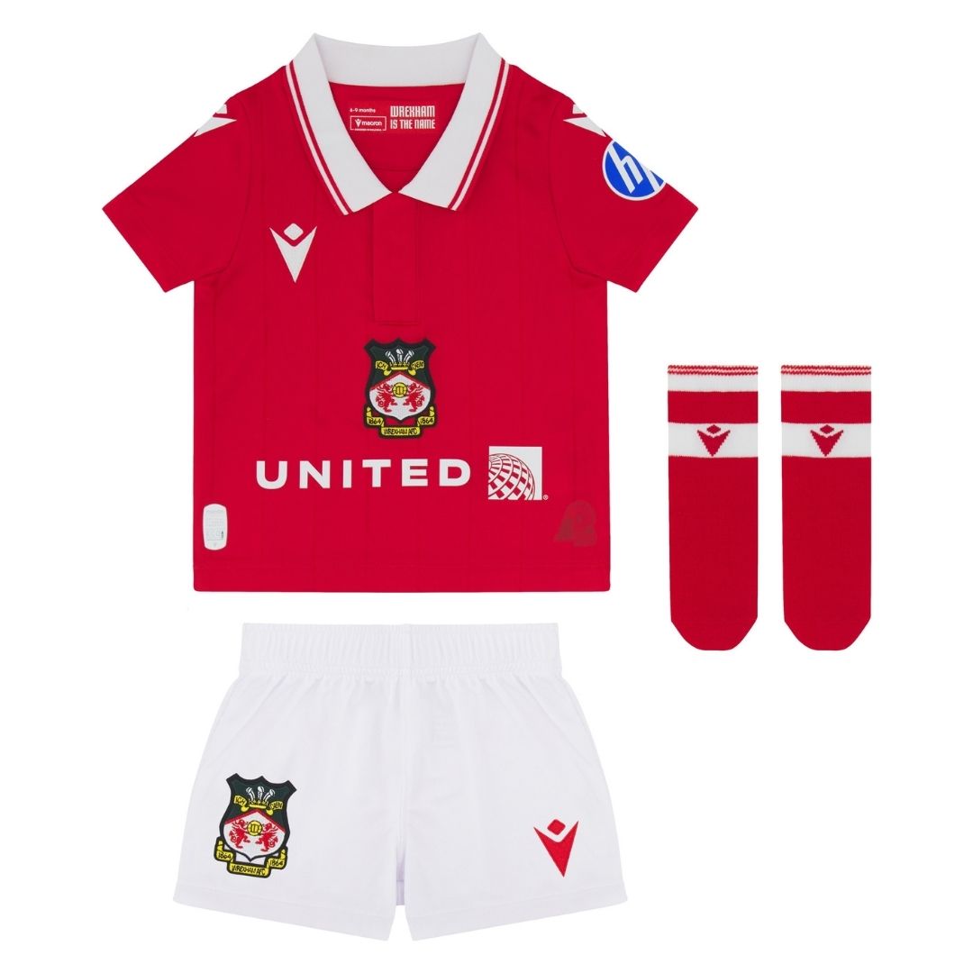 Wrexham AFC Infant 25/26 Home Shirt (Box Set) – Wrexham AFC Store