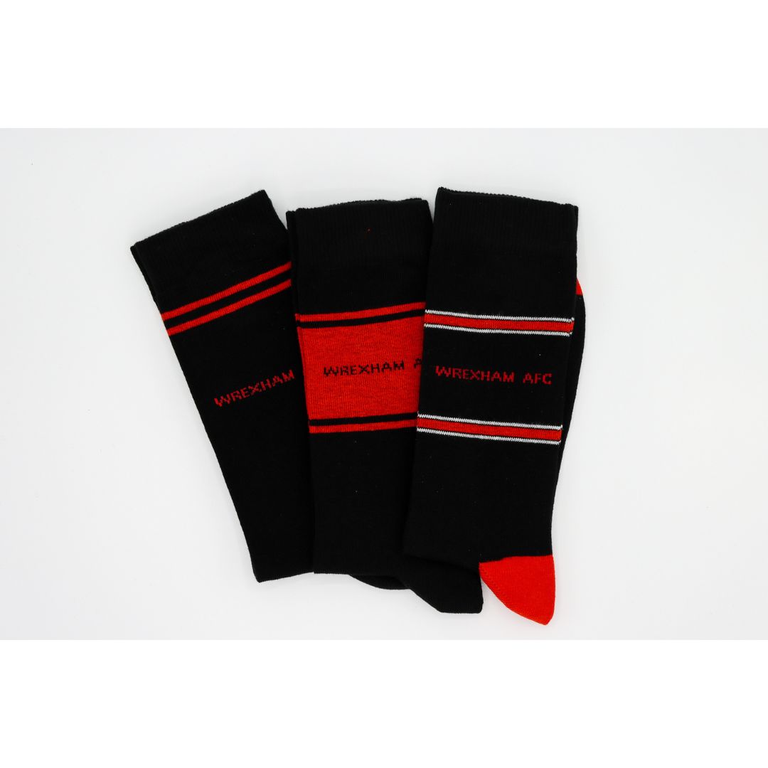 WAFC Dress Socks (3 Pack) – Wrexham AFC Store