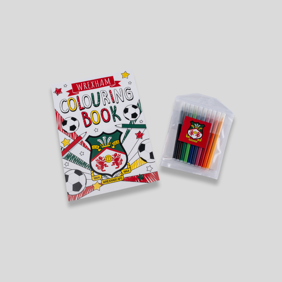 WAFC Colouring Book & Pen Set – Wrexham AFC Store
